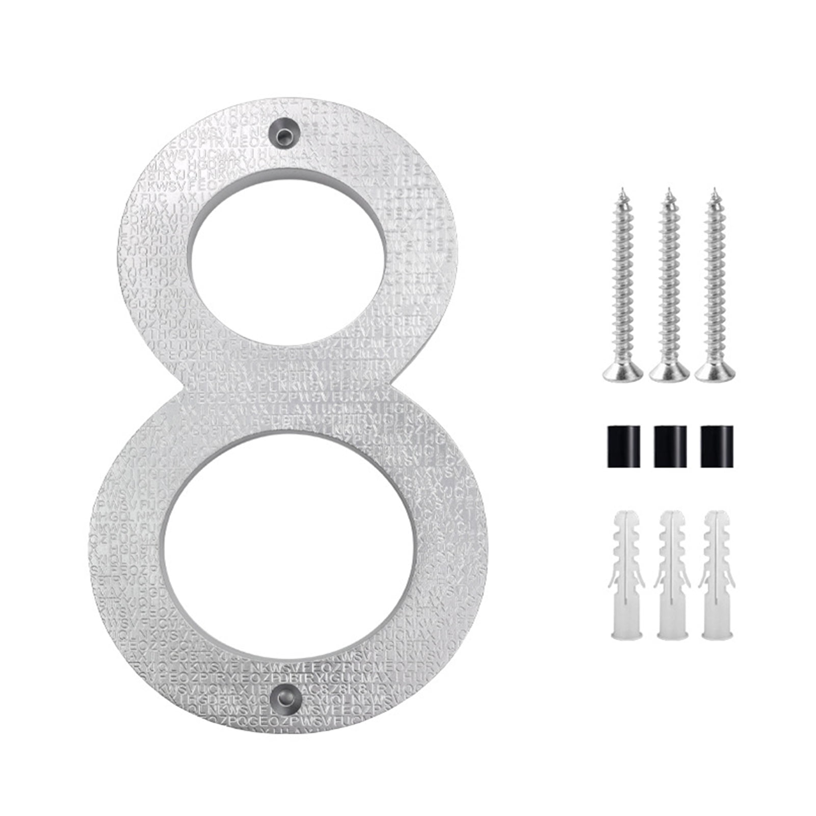 AQJW 8-Inch House Number with Bolts Nuts 1-9 3D Apartment Farmhouse ...