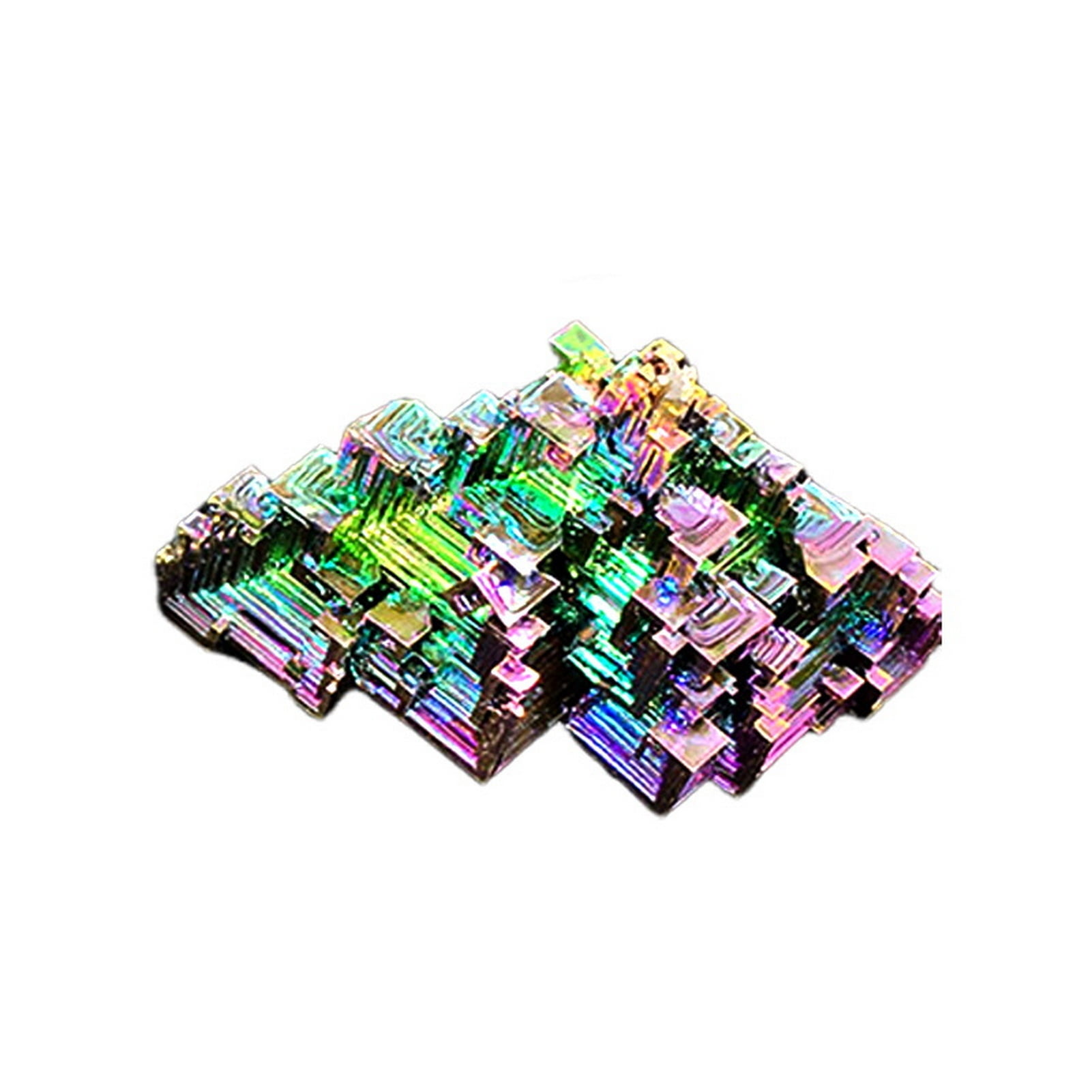 AQJW Bismuth Crystalline Tower Decoration Healing Natural Stone Energy ...