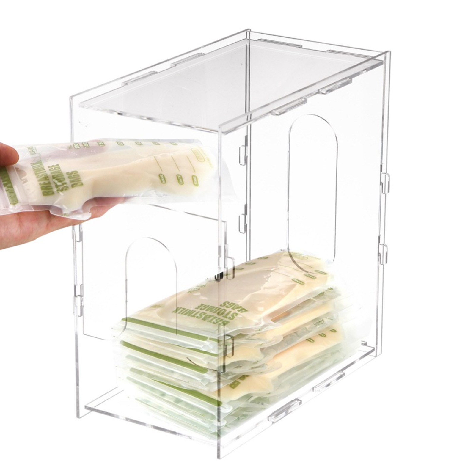 AQJW Breast Milk Storage Container for Fridge Highly Clear Freezer ...