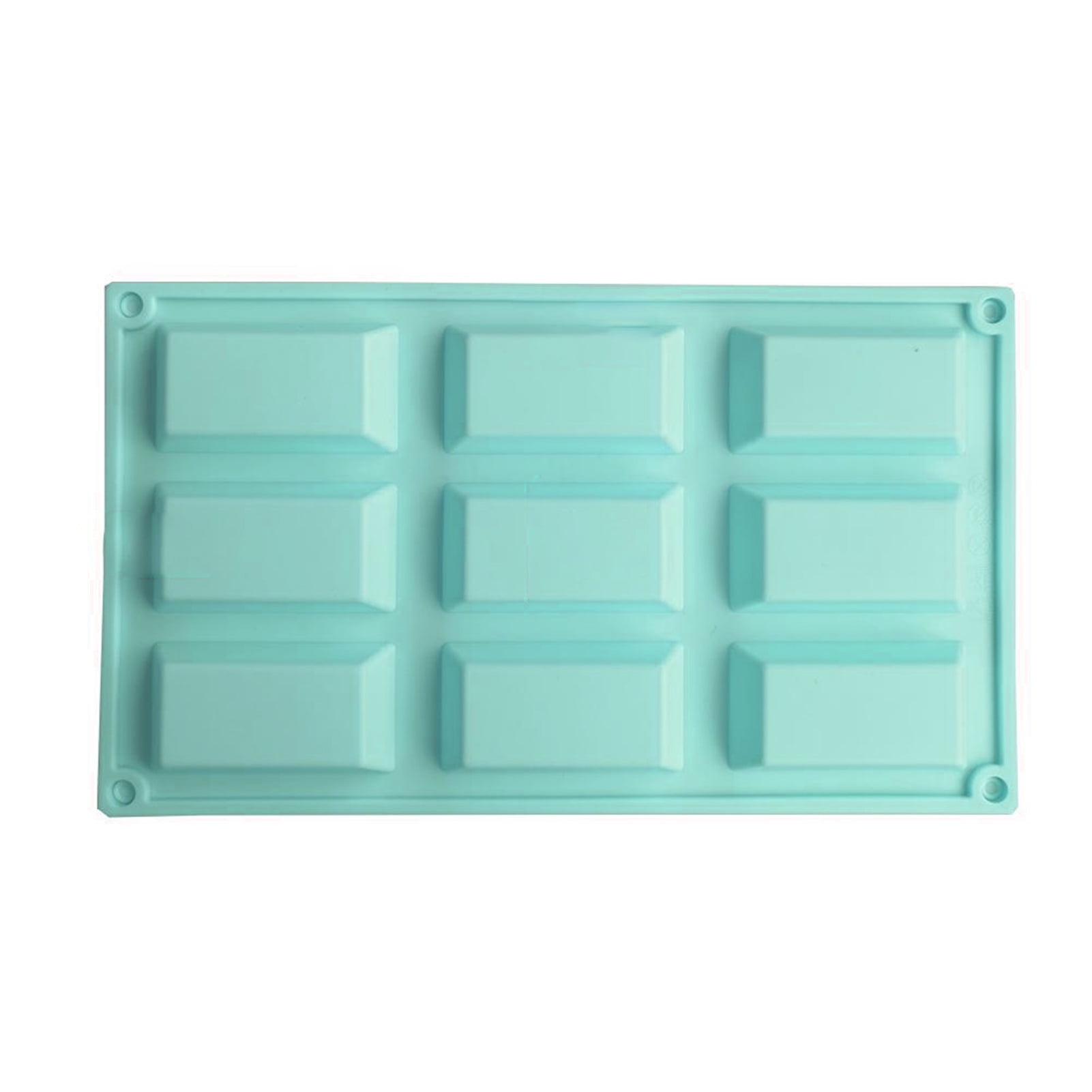 AQJW Chocolate Mold 9 Cavities Easy Demoulding Reusable Jelly Pudding ...