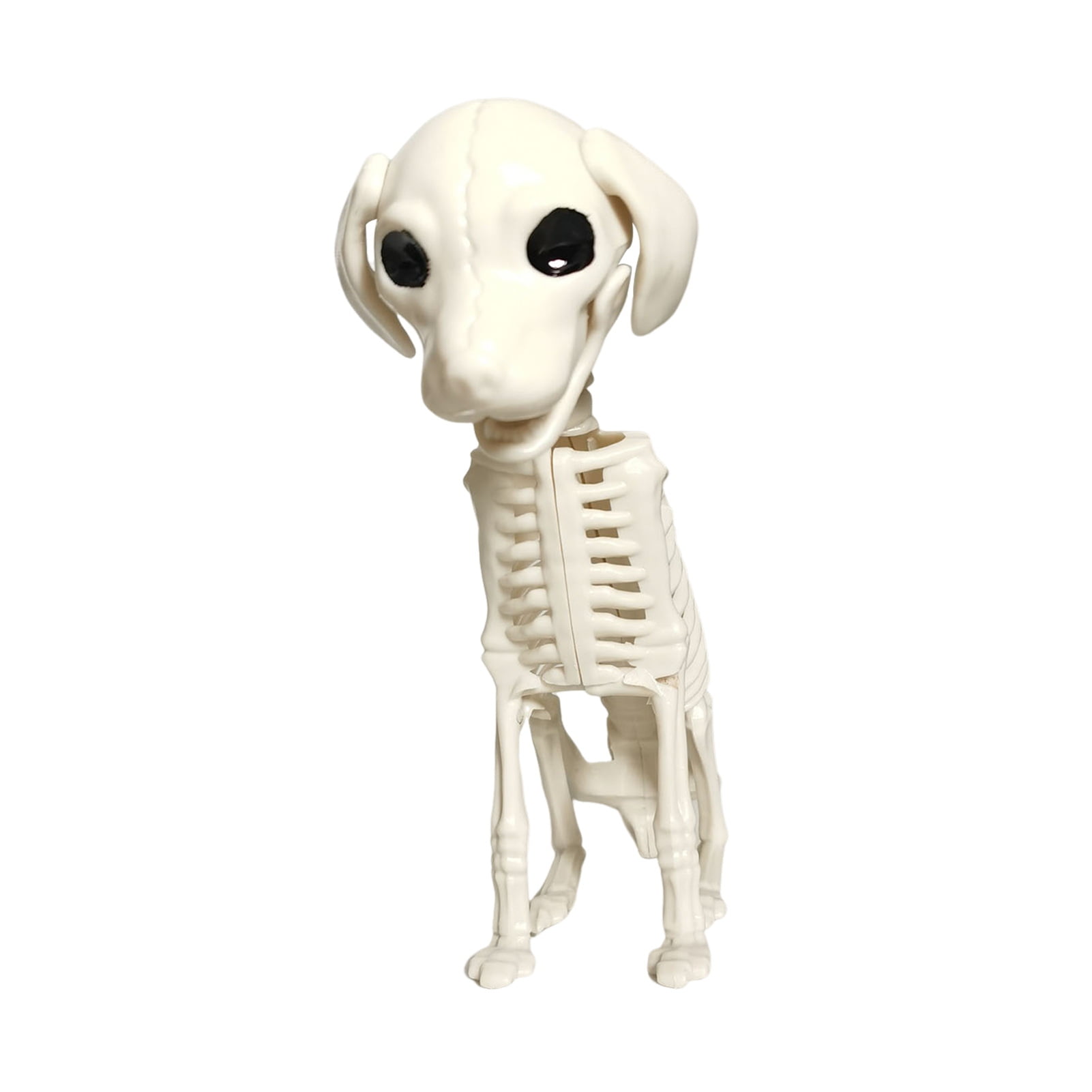 AQJW Halloween Decoration Posable Dog Skeleton Figurine Realistic Full ...