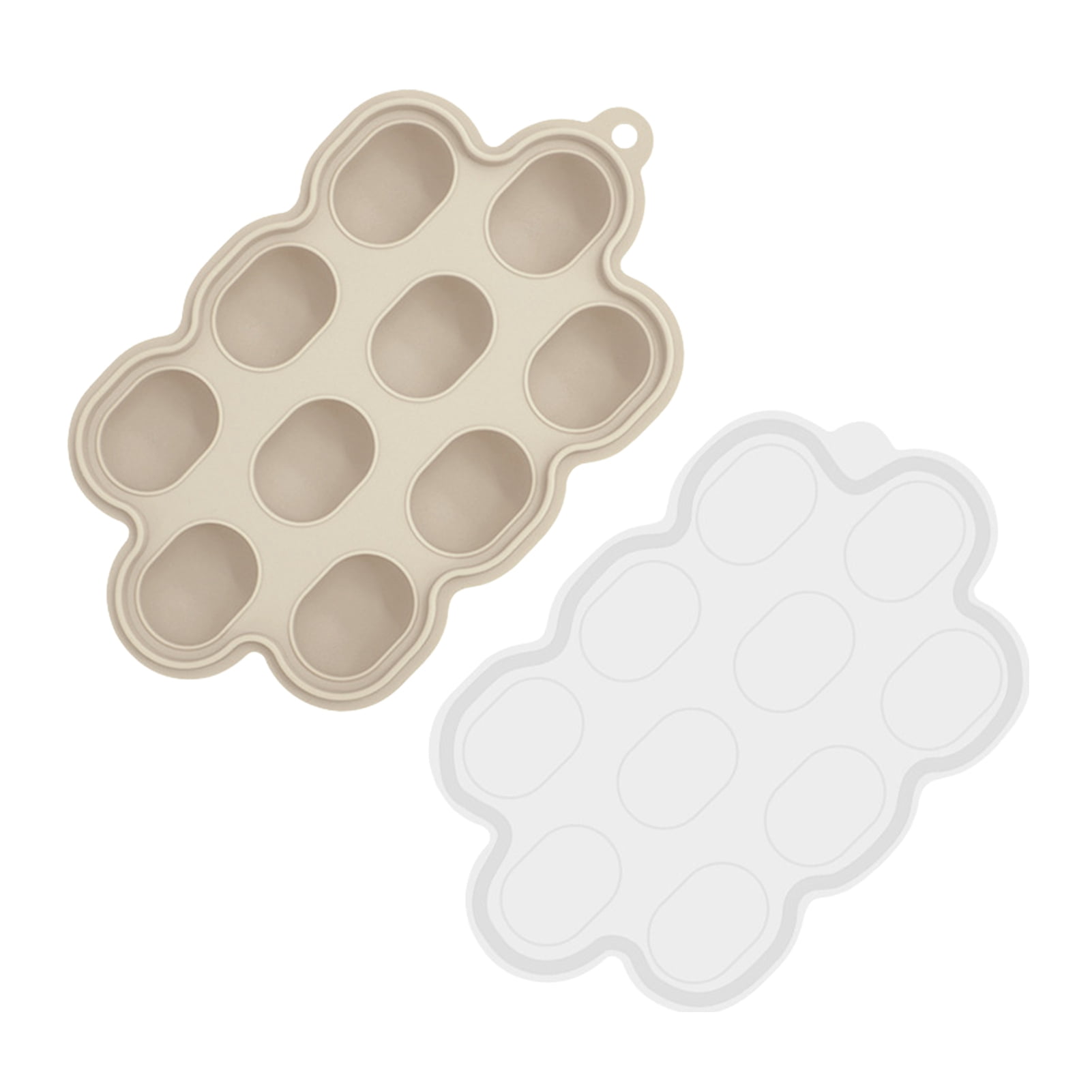 AQJW Silicone Toddle Food Freezer Tray with Lid BPA-Free Breastmilk ...