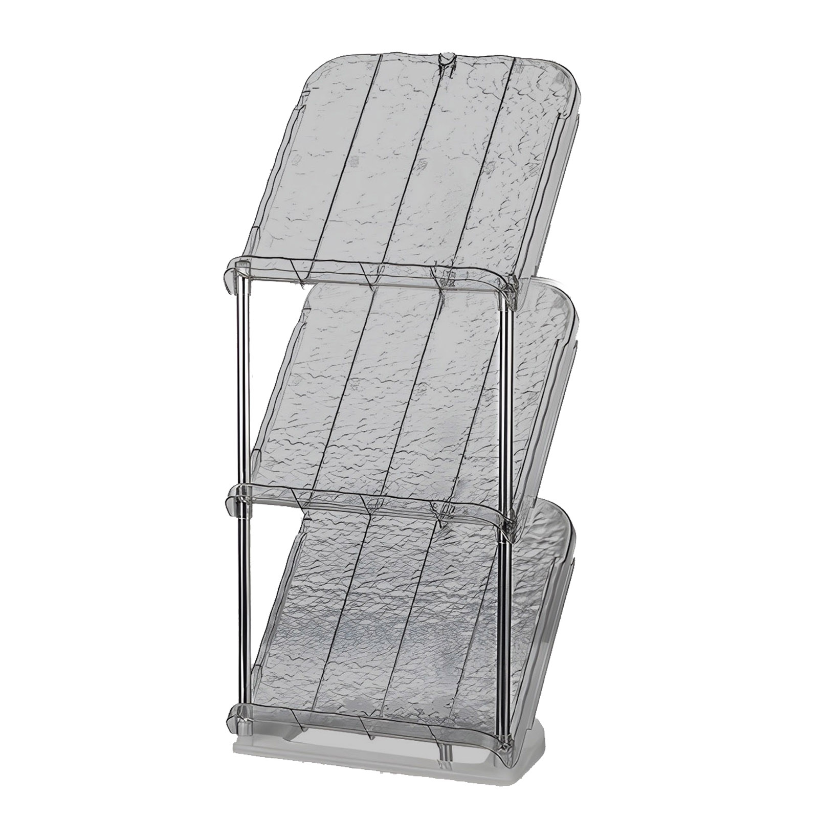 AQJW Sloping Narrow Shoe Rack 5 Tiers Sturdy Construction Easy Assembly ...