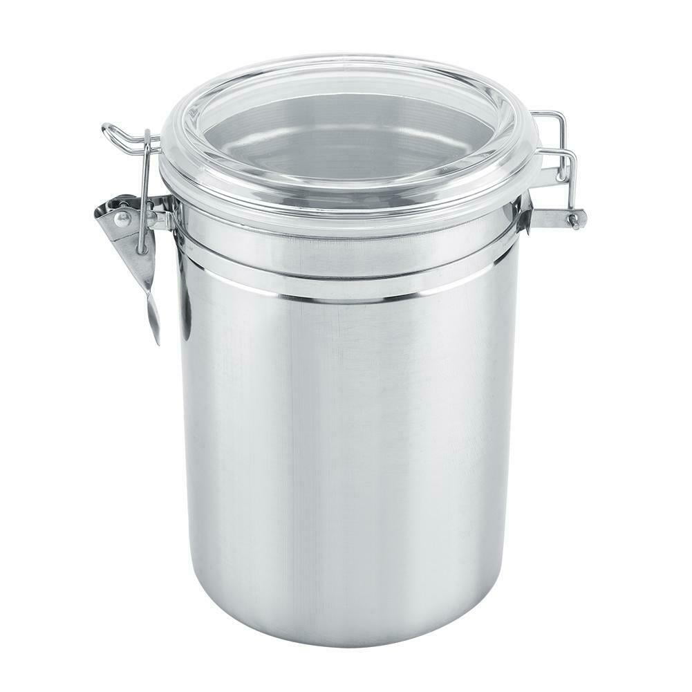 AQJW Stainless Steel Airtight Sealed Can Coffee Bean Sugar Tea Jar ...