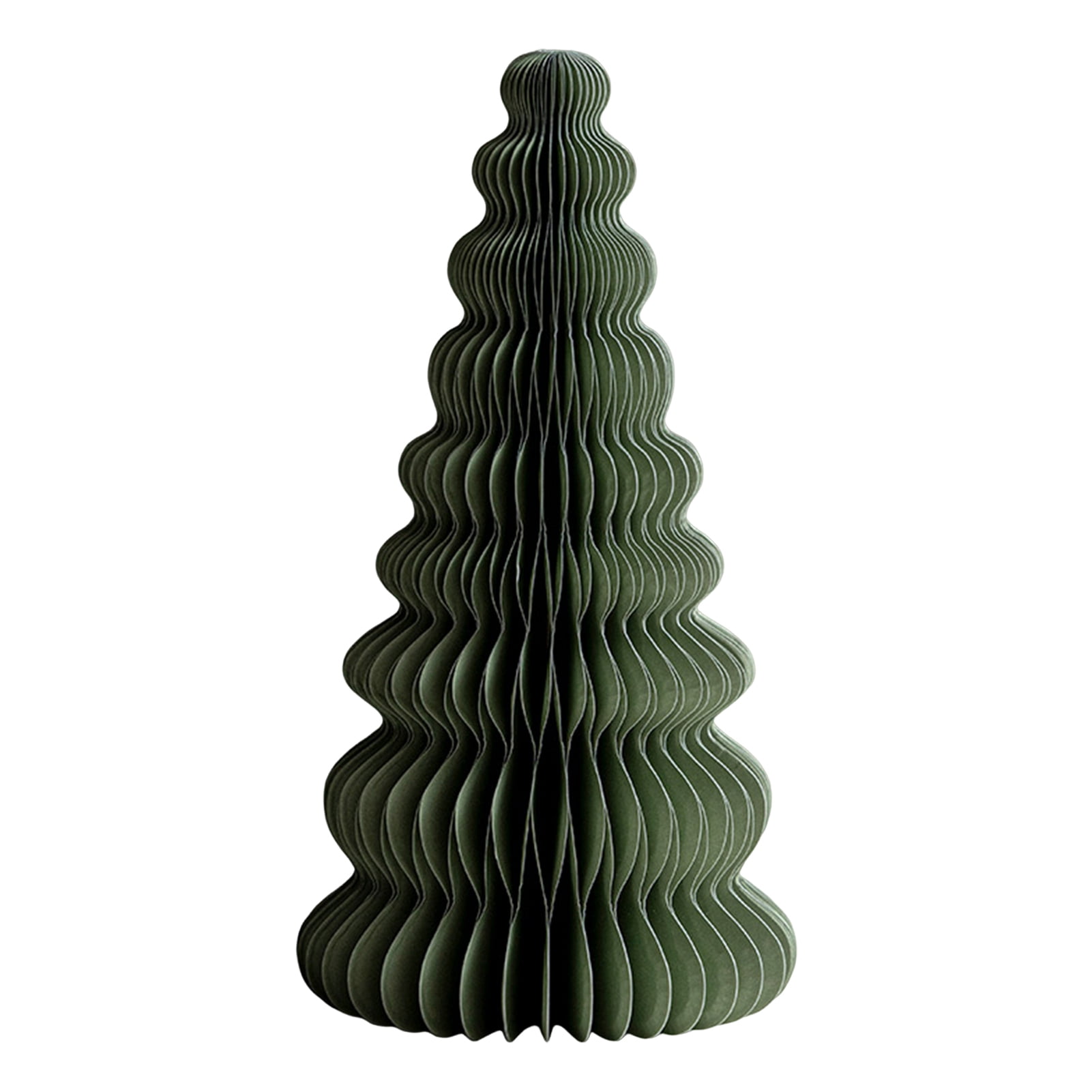 AQMD Paper Christmas Tree 3D Honeycomb Paper Xmas Tree Ornament Rustic ...