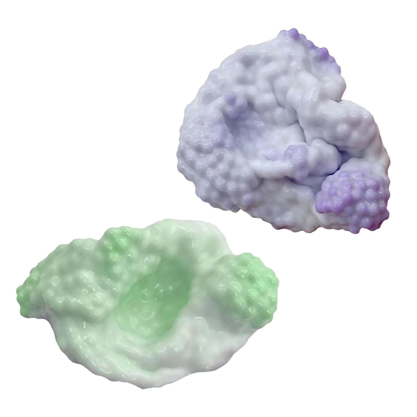 AQQW 2Pcs Grape Stress Ball Toy Sensory Squeeze Color Change Ball ...