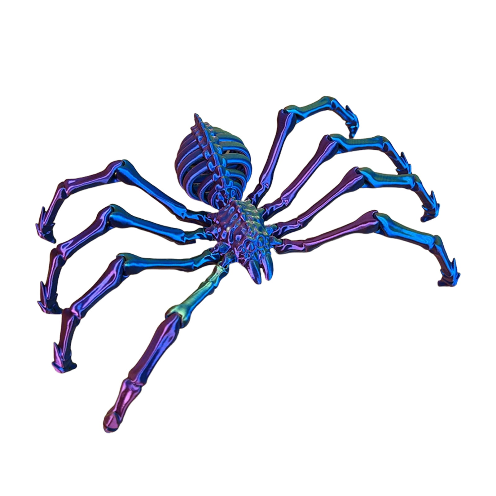 AQQW 3D Printed Giant Spider Figurine with Retractable Legs Glow-in-the ...