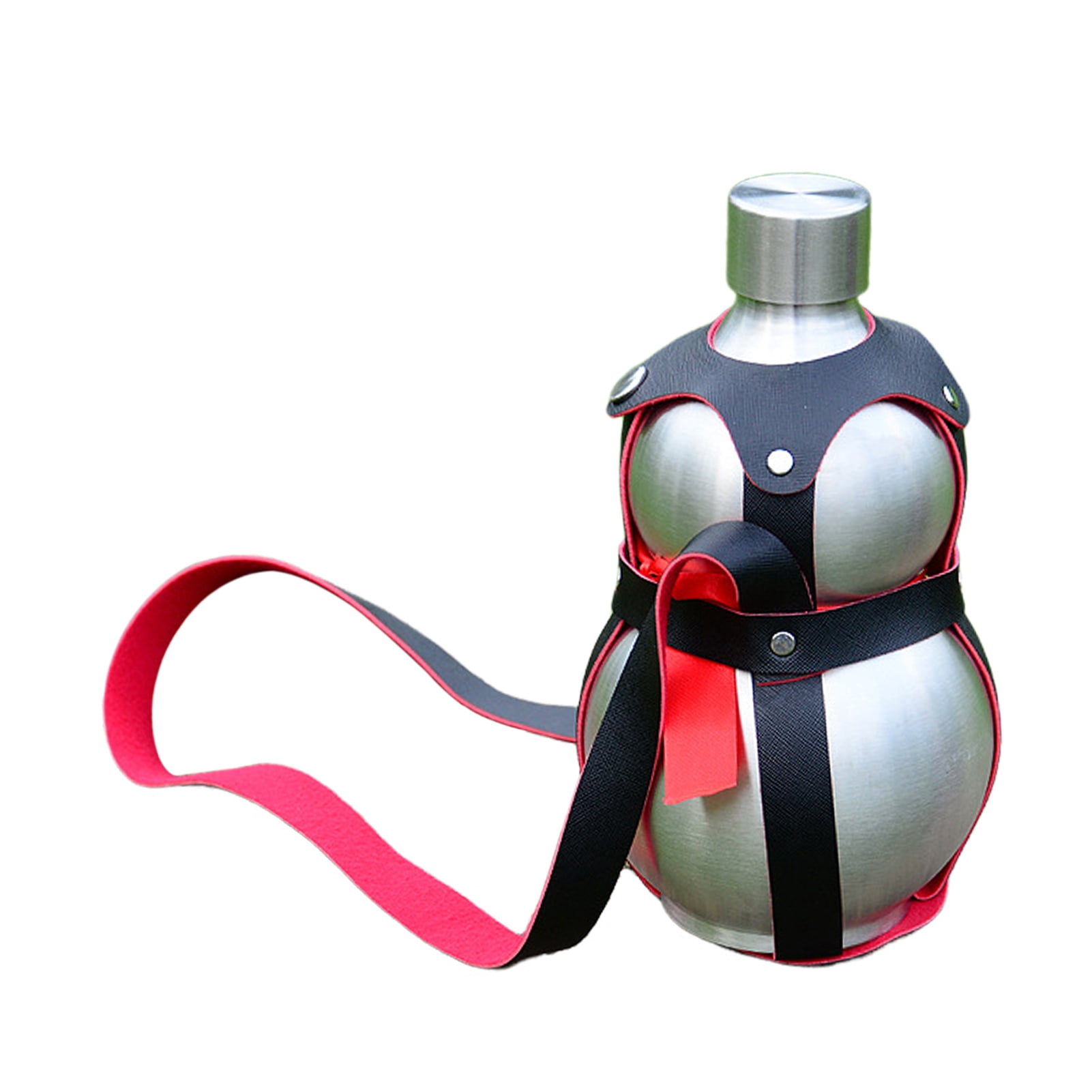 AQQW Gourd Water Bottle 1500ml Stainless Steel Sports Travel Gym Bottle ...