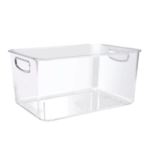 AQRS 1/3Pcs Extra Large Clear Plastic Storage Bins Transparent ...