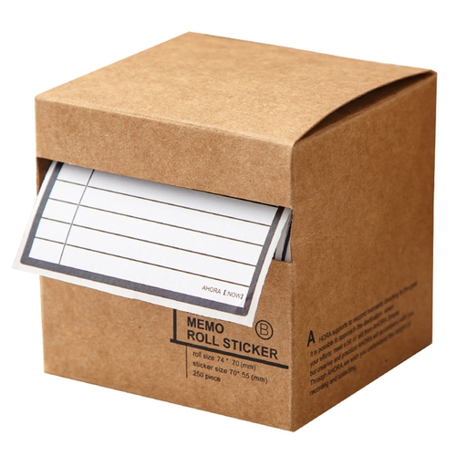 AQRS 100/250 Sheets/Roll Sticky Note Peelable Pulling Type Self ...