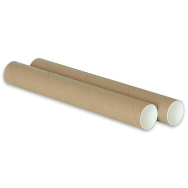 Poster Tubes with Caps Storage Large Round Cardboard Postal Tube ...