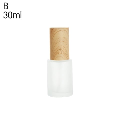 AQRS 30ml/50ml/80ml/10g/20g/30g Empty Bottle Space-saving Matte Surface with Wood Grain Lid ...