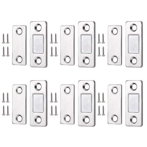 AQRS 6/10/15Pcs Invisible Cabinet Door Magnet with Screw Ultra-Thin ...