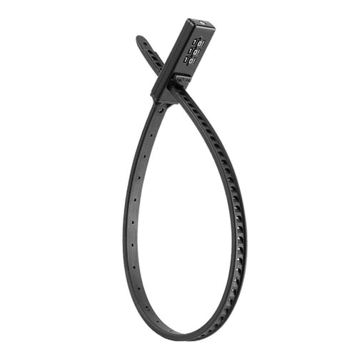 AQRS Bike Password Lock Adjustable Alloy Steel Zip Tie 3-Digit Heavy ...