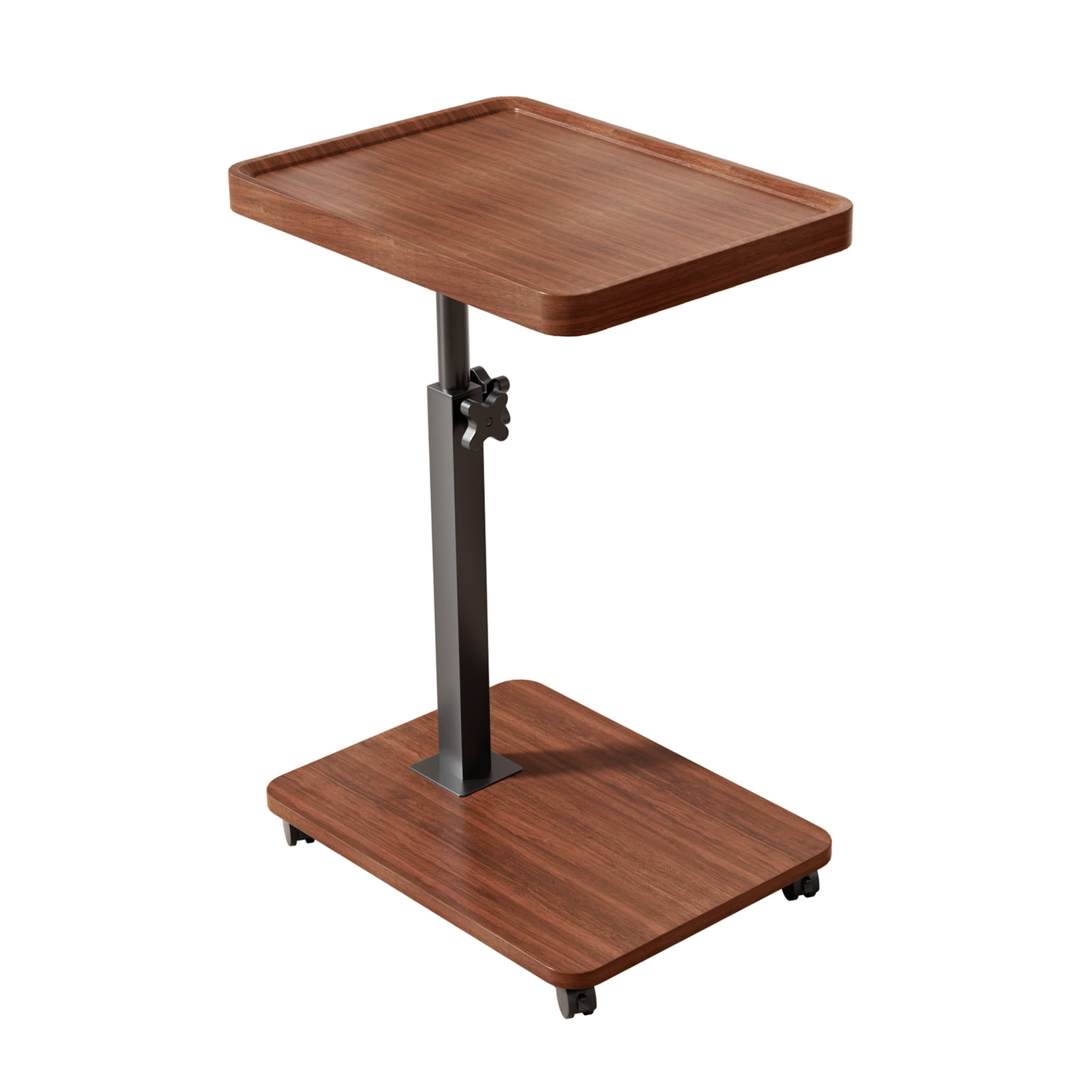 AQRS C Shaped End Table, Adjustable Height Side Table for Couch, Night ...