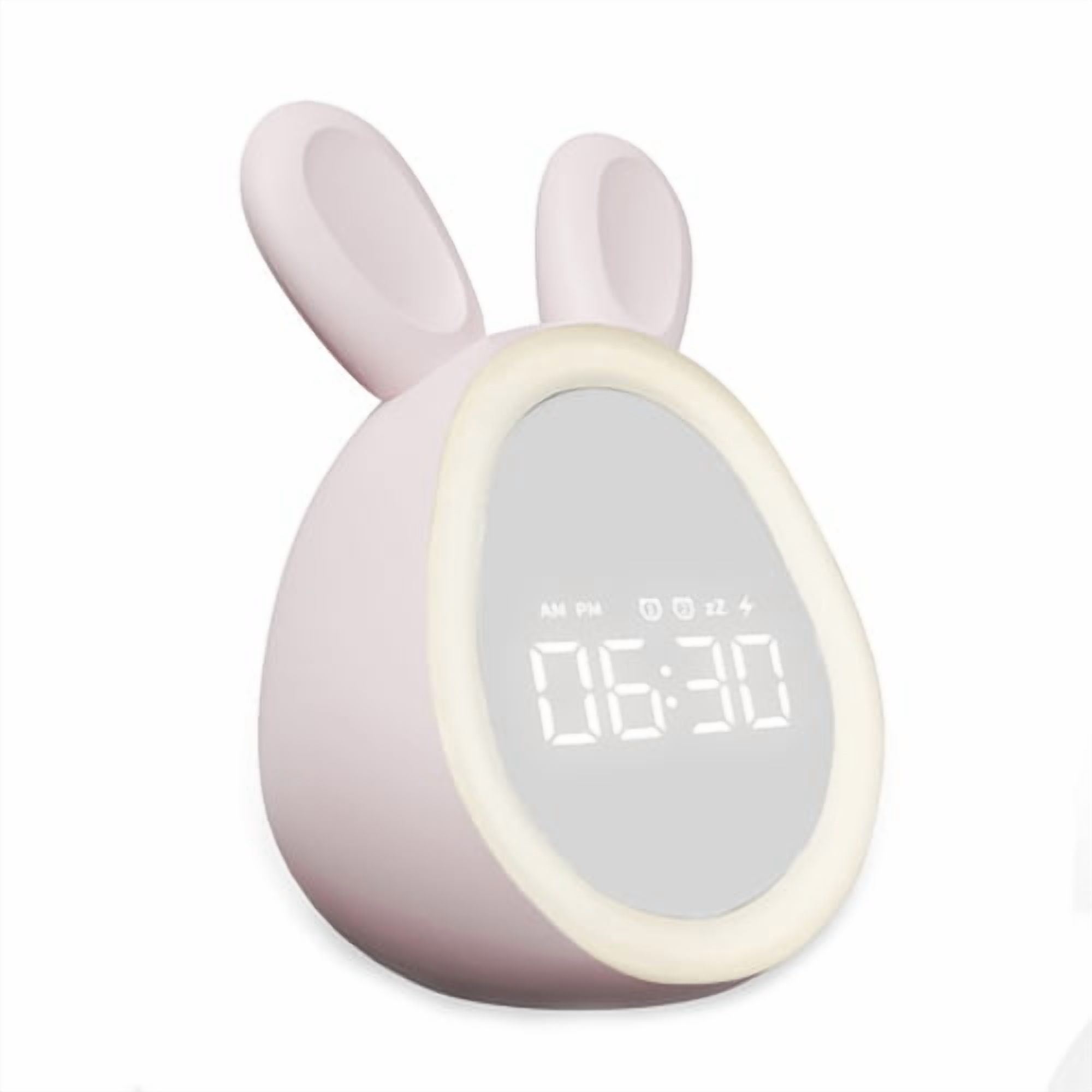 AQRS Cartoon Rabbit Alarm Clock Volume Brightness Adjustable ...