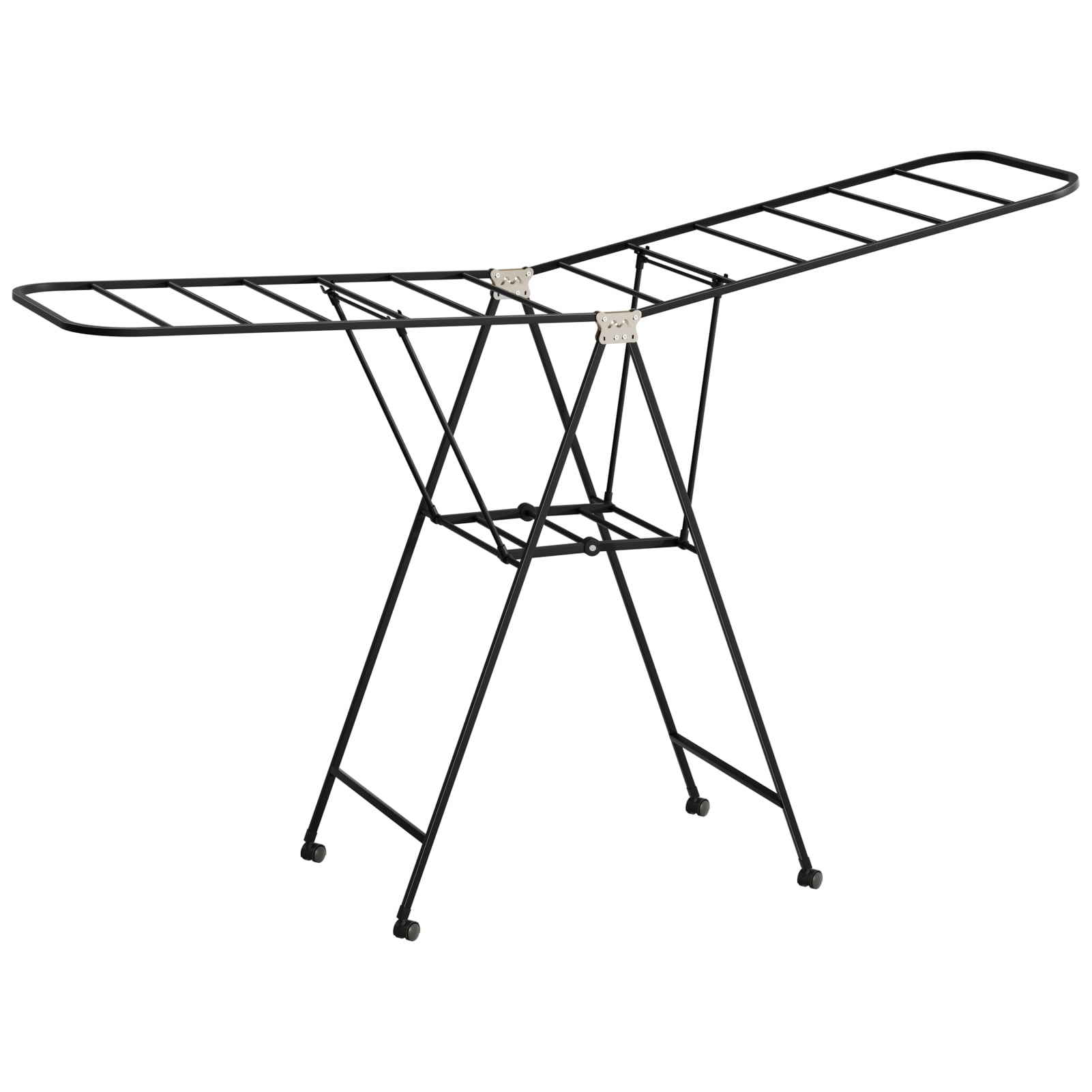 AQRS Clothes Drying Rack, Heavy Duty Gullwing Drying Rack, 71" Laundry ...