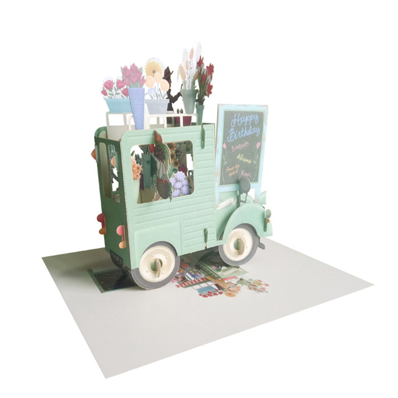 AQRS Congratulations Card Easy to Install Float Design Stereoscopic 3D ...