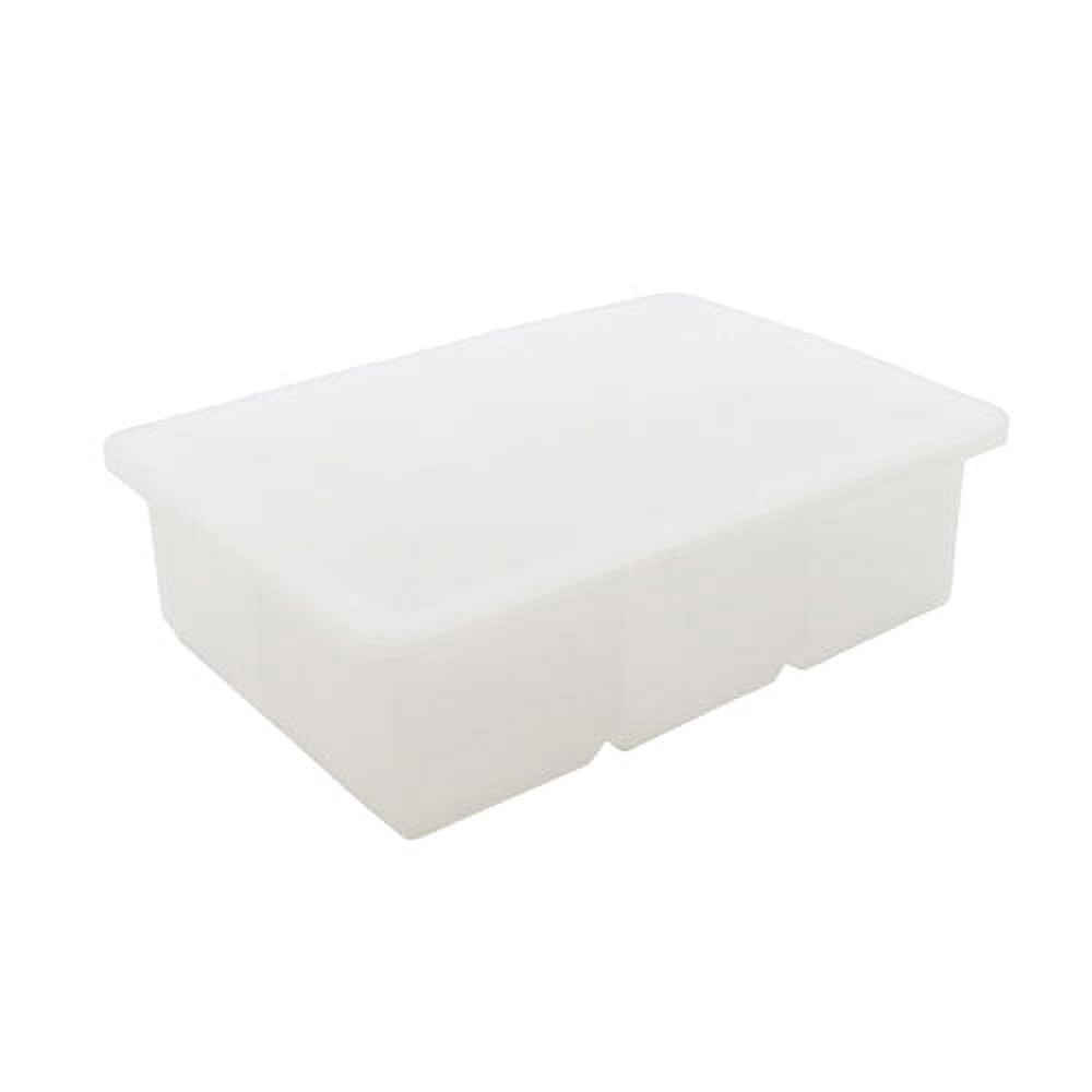 AQRS Freezer Ice Tray 6 Deep Grids Thick Leakproof with Transparent Lid ...