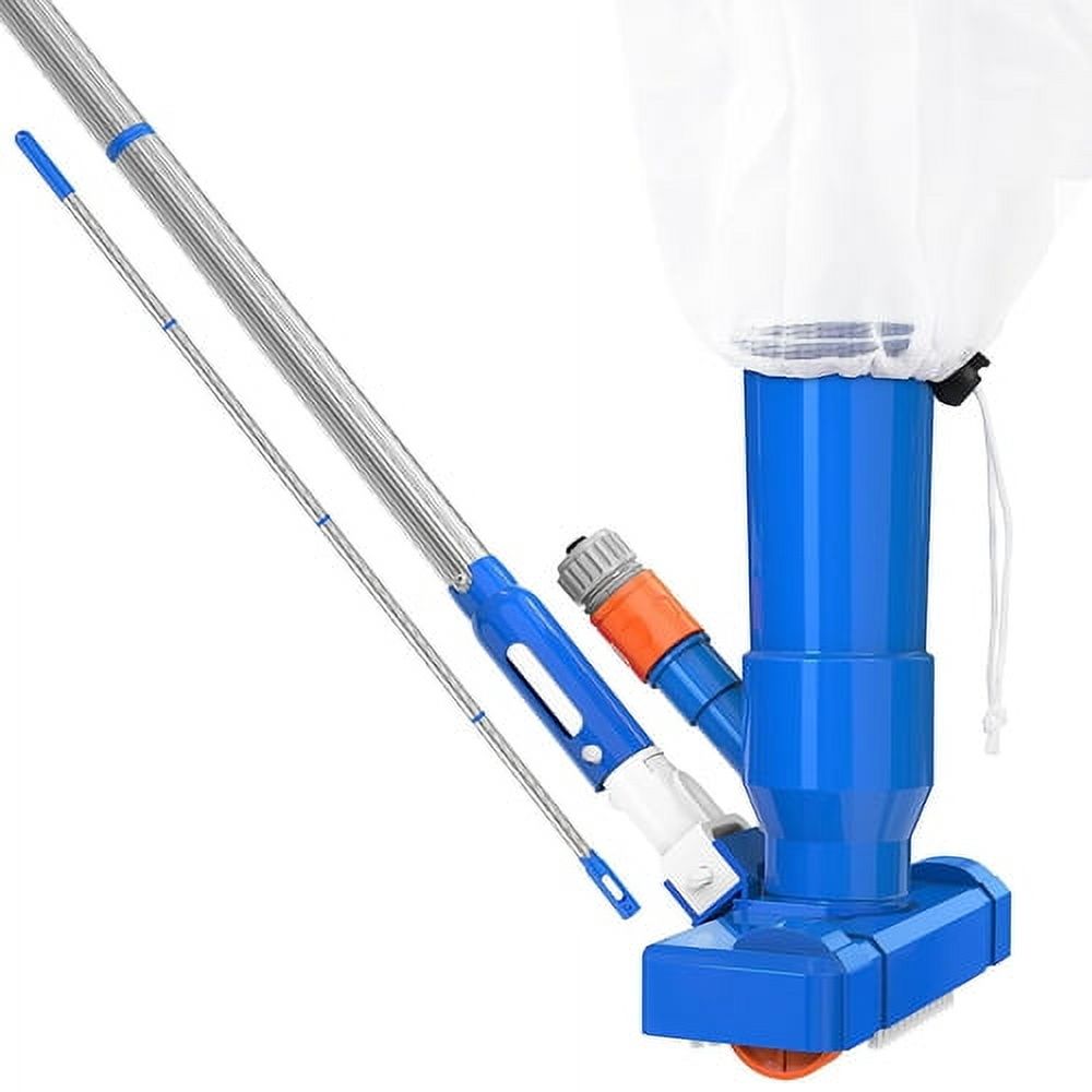 AQRS Handheld Swimming Pool Jet Cleaner with Detachable Poles No Power ...