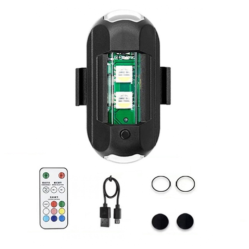 AQRS LED Strobe Light with 7 Colors Multiple Flashing Modes High ...