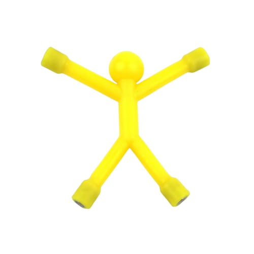 AQRS Magnetic Man Toy Colorful Humanoid Fridge Magnet Flexible Mini ...
