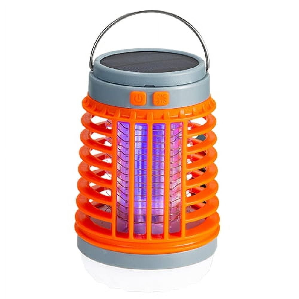 AQRS Portable Mosquito Killing Lamp USB Rechargeable Solar LED Electric ...