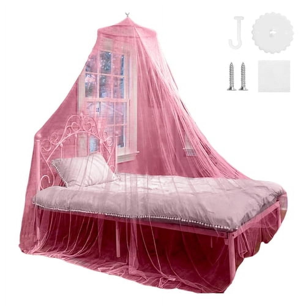 AQRS Single Door Mosquito Net Bed Canopy Solid Color Design Good ...