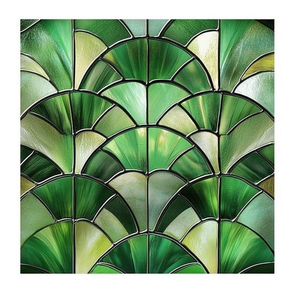 "AQRS Stained Glass Window Film, Privacy Cover, Static Cling, Sun ...