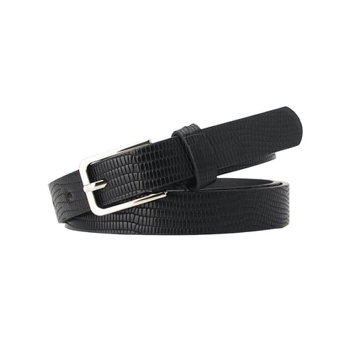 AQRS Women Thin Belt Zebra Leopard Print Faux Leather Waistband ...