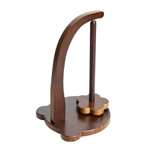 AQRS Wood Yarn Holder with Magnetic Attachments Smooth Rotation Holds ...
