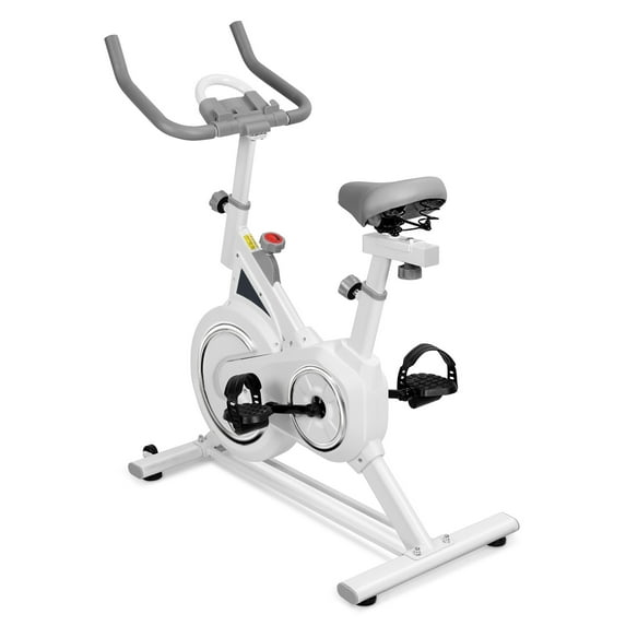 AQSQ Stationary Exercise bike Magnetic Resistance Cycling Bicycle with LCD Monitor for Indoor ...
