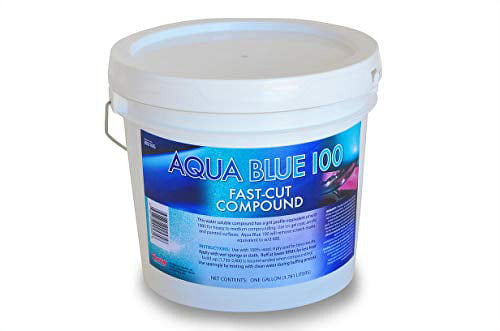 Aqua Blues Aqua Blue 100 Fast-Cut Compound Gallon, Removes Oxidation ...