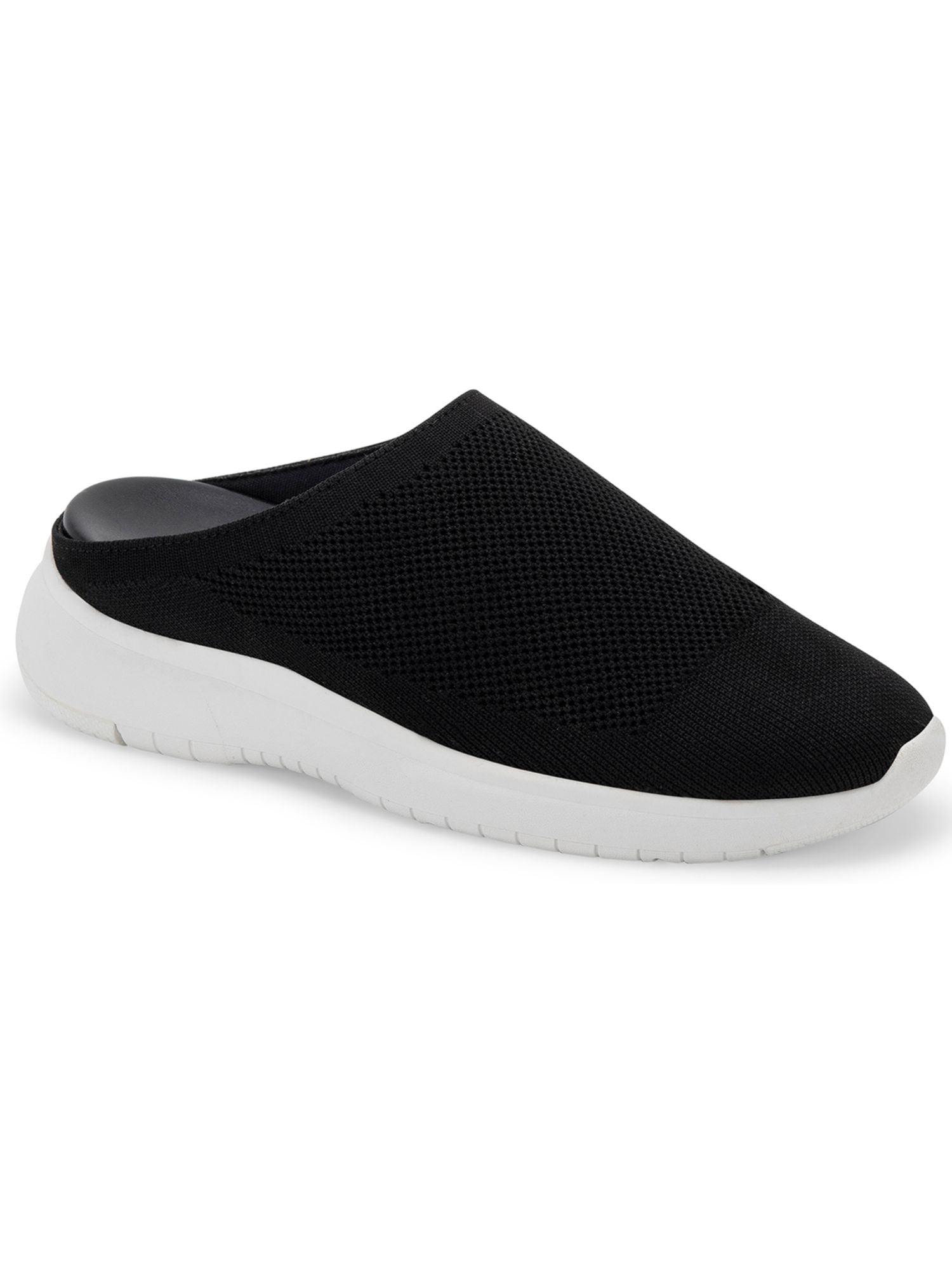 AQUA COLLEGE Womens Black Waterproof Cushioned Karma Round Toe Wedge ...