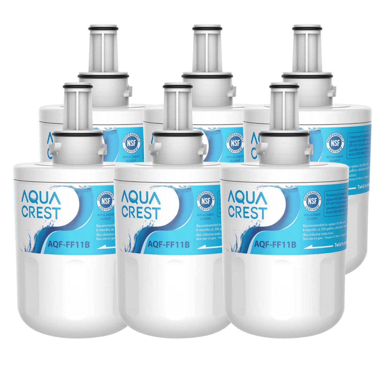 AQUA CREST DA29-00003G Refrigerator Water Filter, Replacement for ...