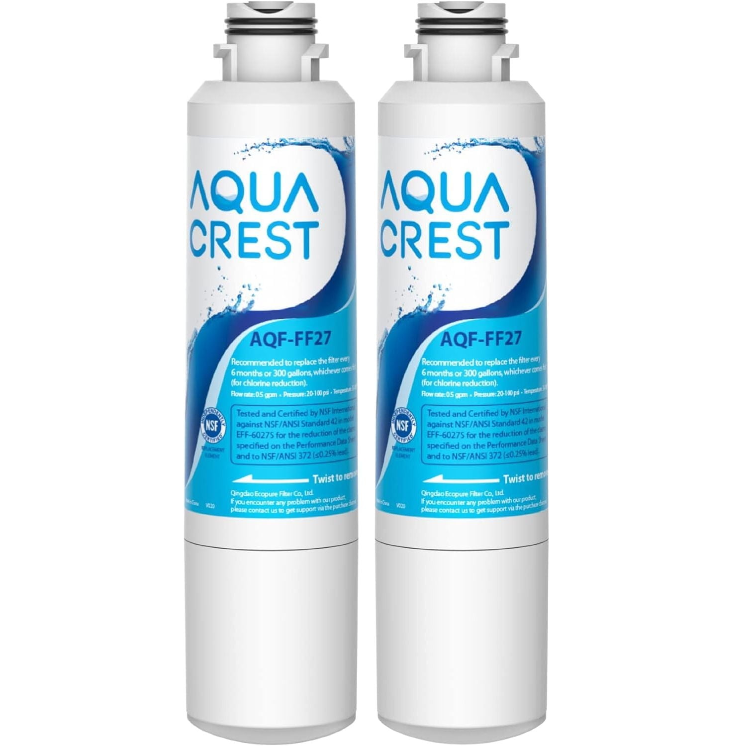 Aqua Crest DA29-00020B Refrigerator Water Filter, Replacement for ...