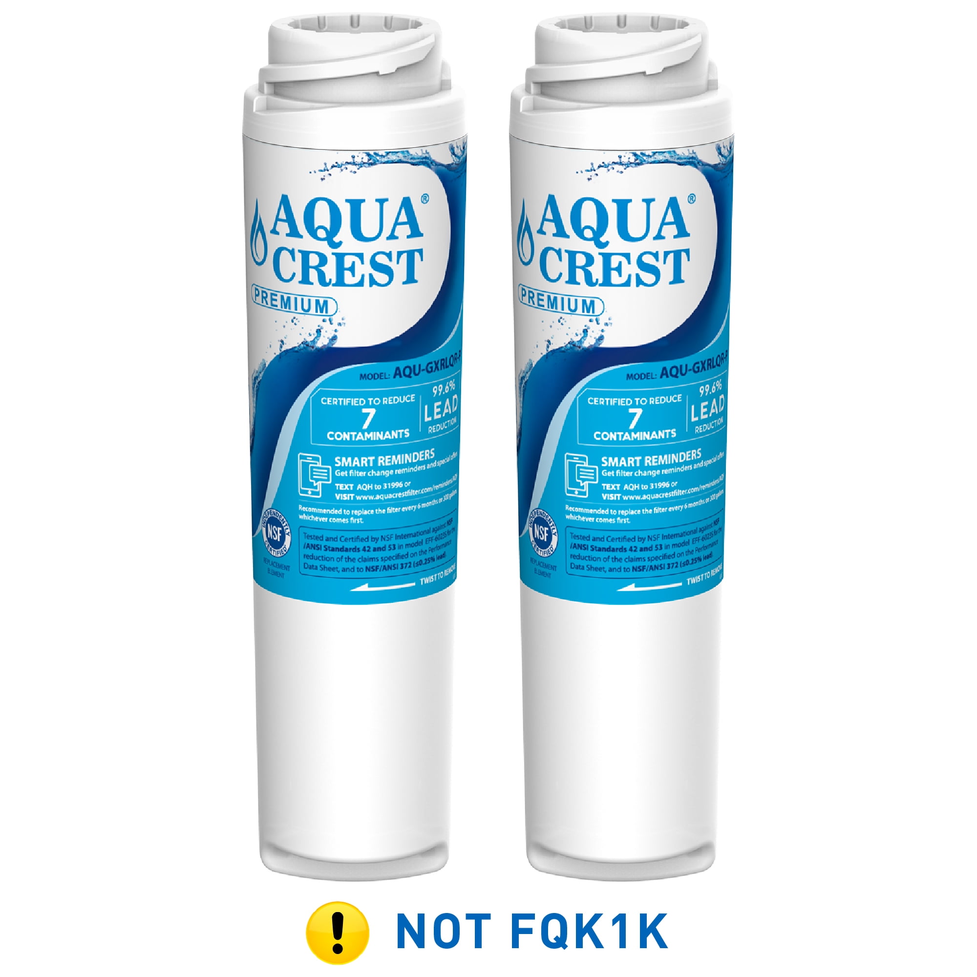 AQUA CREST GXRLQR Inline Water Filter, NSF 53&42 Certified to Reduce 99 ...