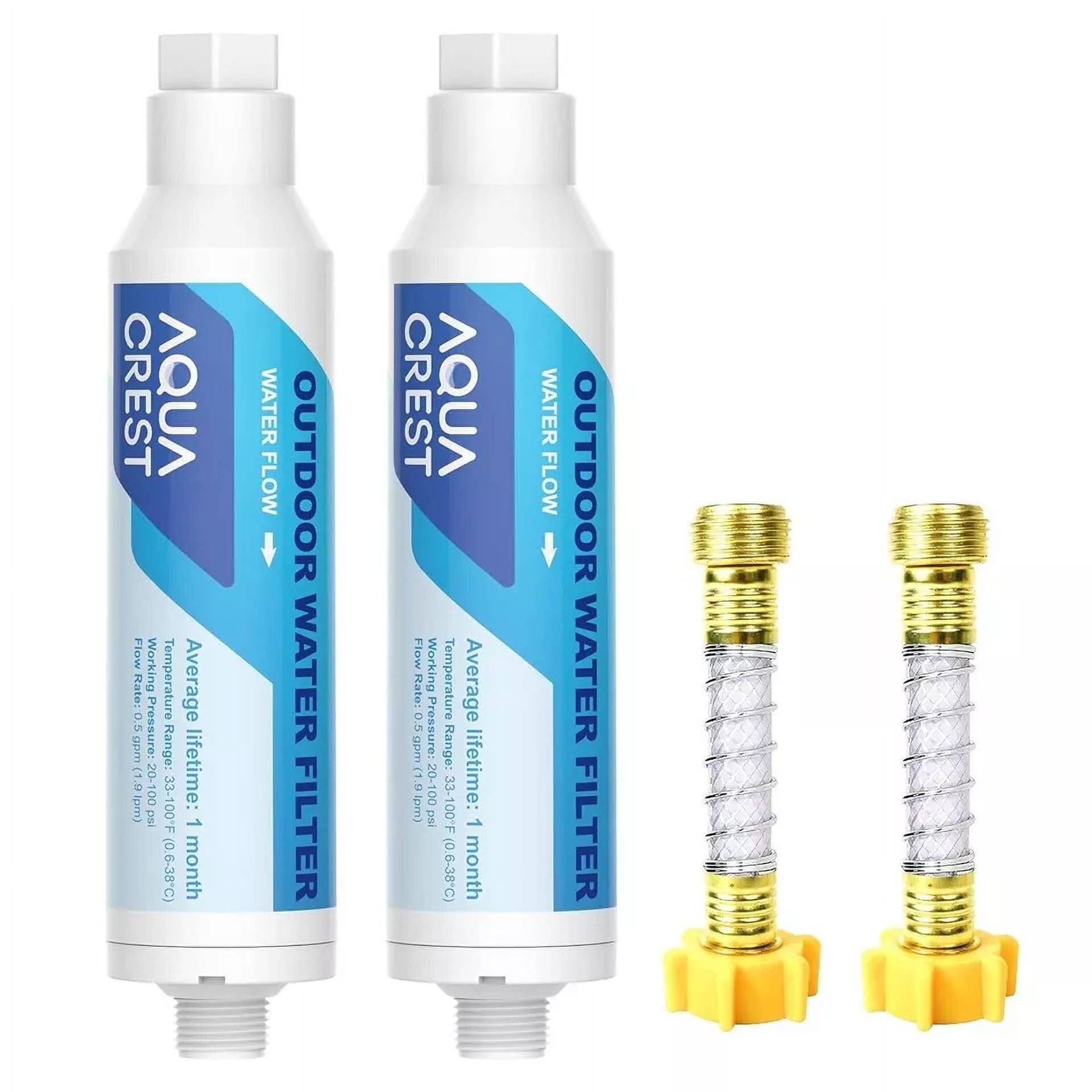 AQUA CREST Inline Water Filter, Dedicated for Car Washing, Yard ...