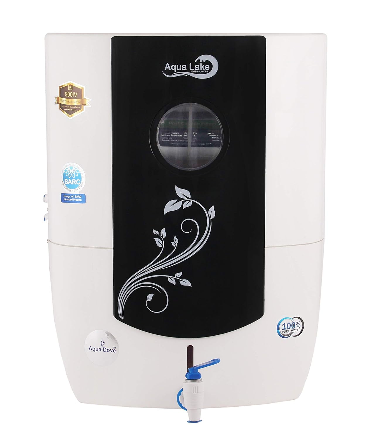 AQUA DOVE Non Electronic Water Purifier UF Technology ALW Black ...
