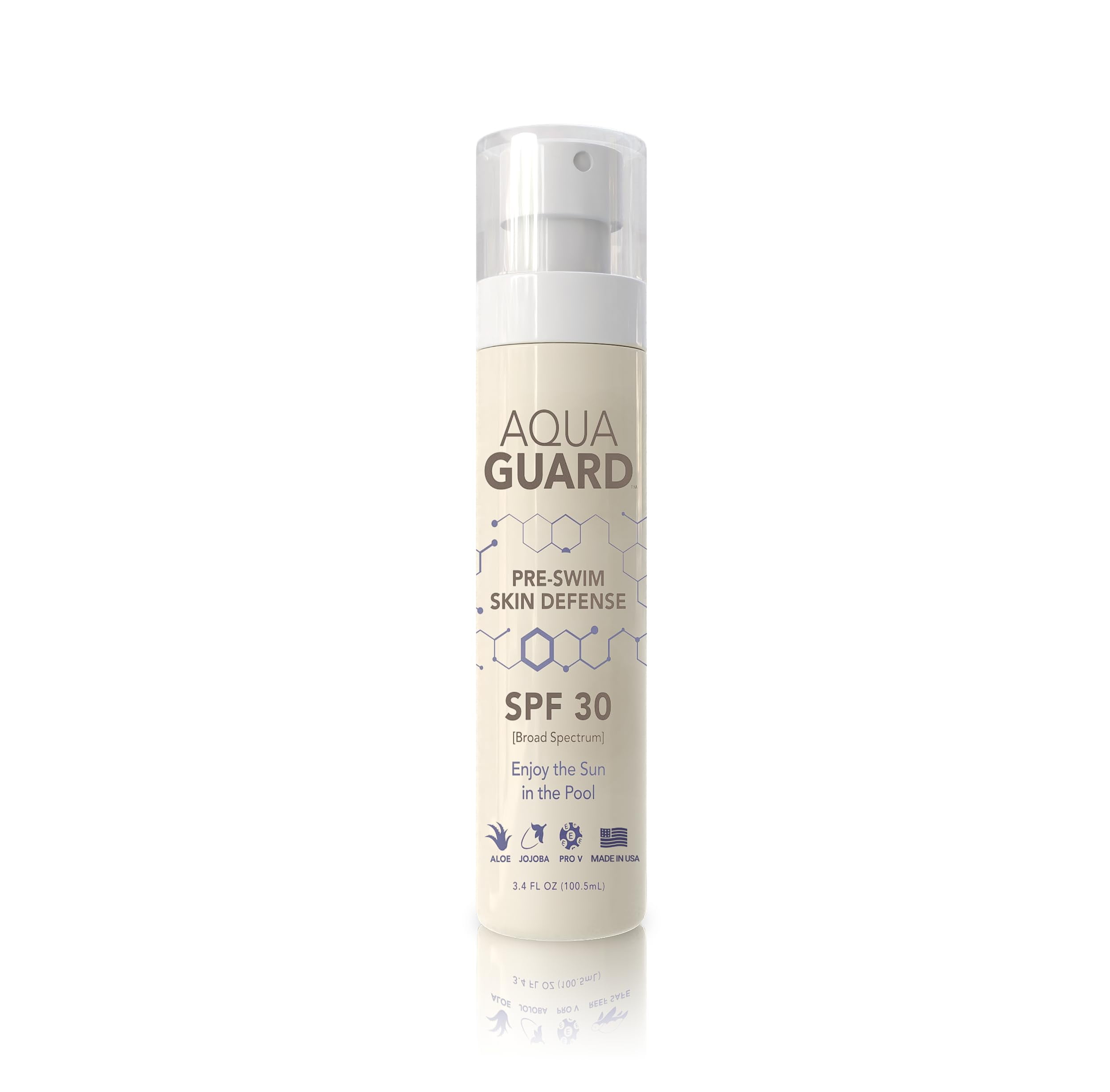 AQUA GUARD Pre-Swim Skin IRF13 Defense Oil | Pump Oil Into Hand and Rub ...