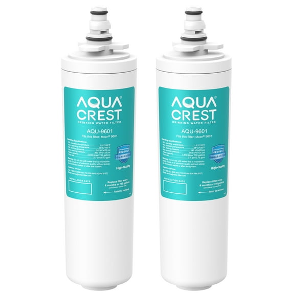 AQUACREST 9601 Water Filter, Model No.AQU-WF55. Replacement for Moen 9601 ChoiceFlo 9600, 9602 ...