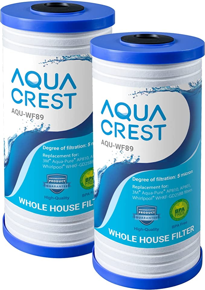 AQUACREST Replacement for 3M Aqua-Pure AP810, Whirlpool WHKF-GD25BB ...