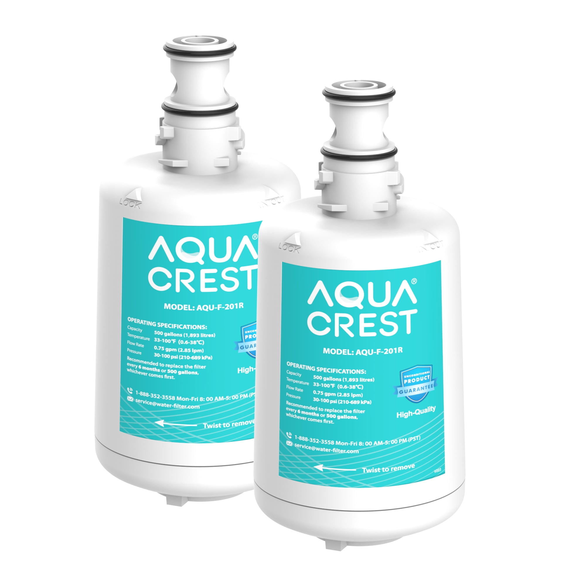 AQUACREST Replacement for F-201R Filter Cartridge for Hot Water ...
