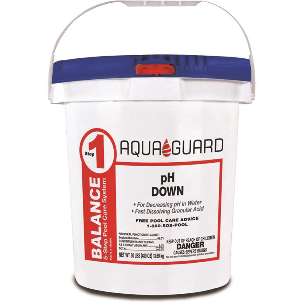 AQUAGUARD 12030AGD 30 lbs. pH Down Balancer - Walmart Business Supplies
