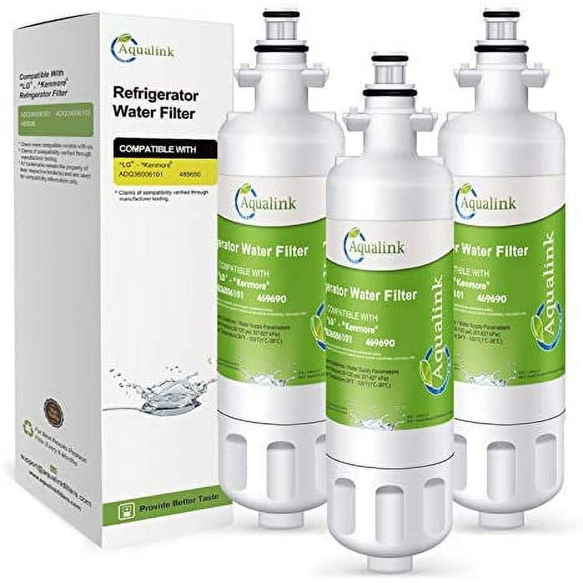 AQUALINK Replacement Refrigerator Water Filter, Compatible with LG ...