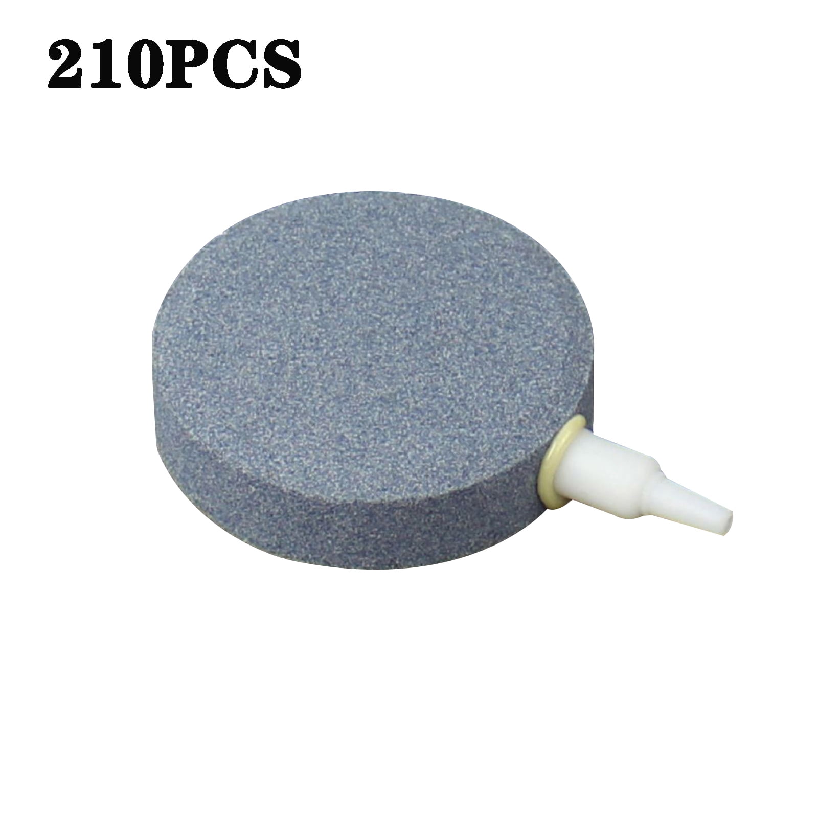AQUANEAT 210 pcs Air Bubble Stone Aquarium 2-3/8” Disc Fish Tank Stone ...