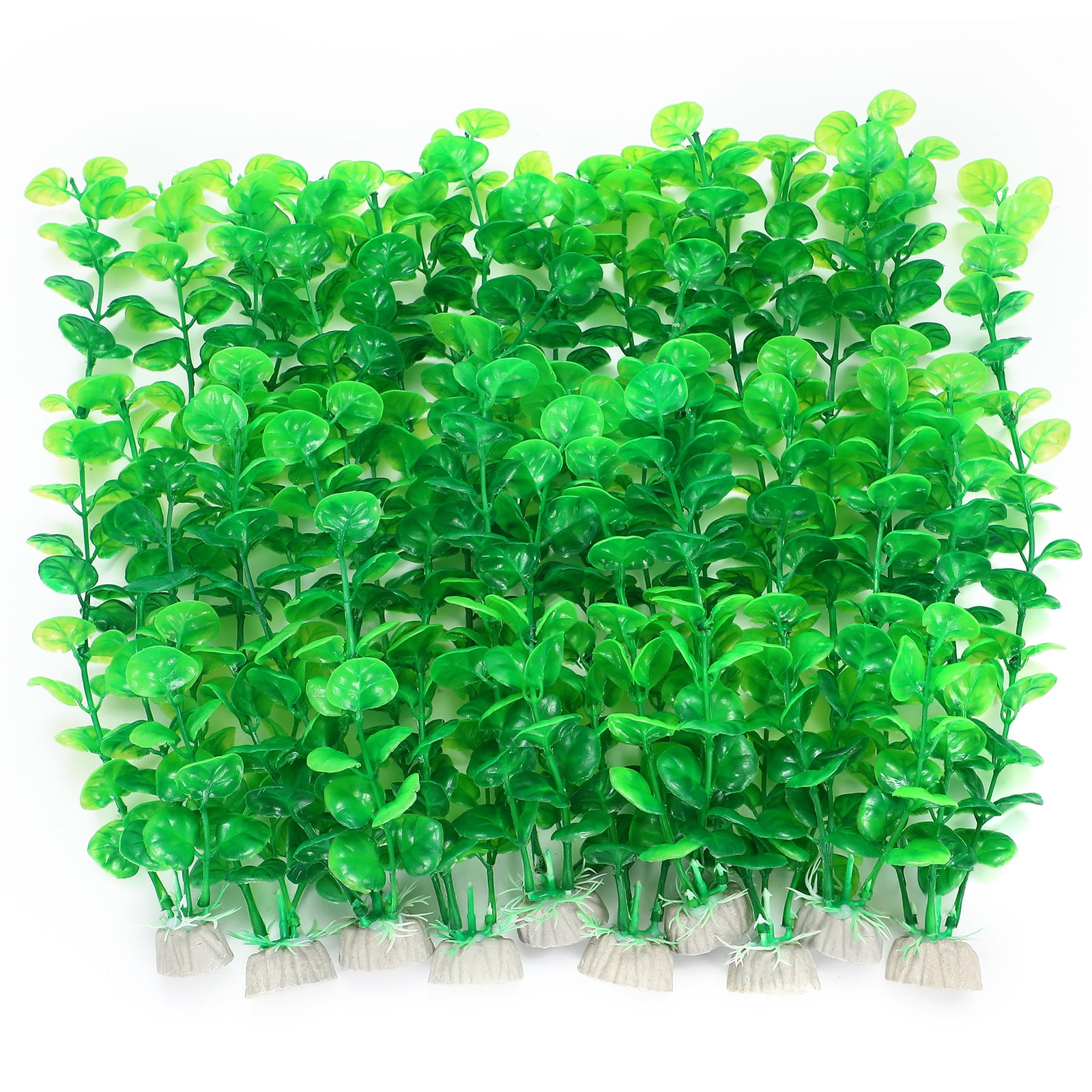 AQUANEAT Fish Tank Decorations, Aquarium Plants Plastic, Fish Tank ...
