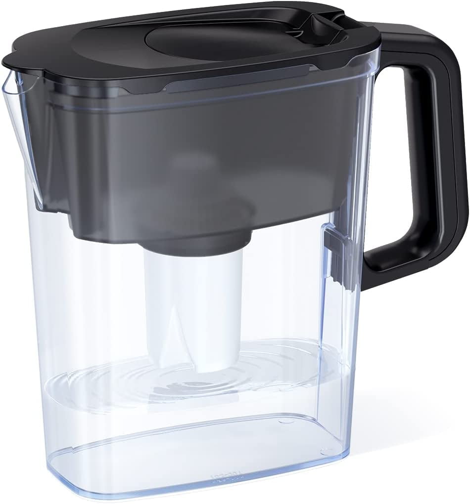 AQUAPHOR Compact 5-Cup Water Filter Pitcher, BPA-Free, Reduces ...