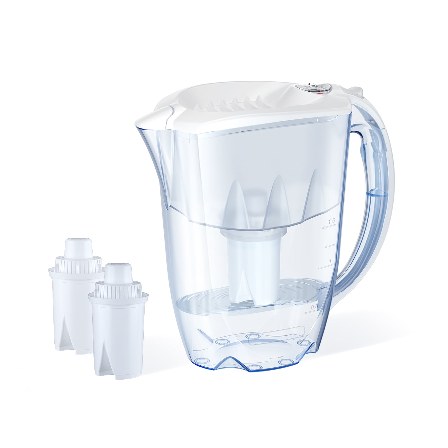 Aquaphor 7-Cup Drinking Water Purifier Pitcher - White, Fridge-Fit ...