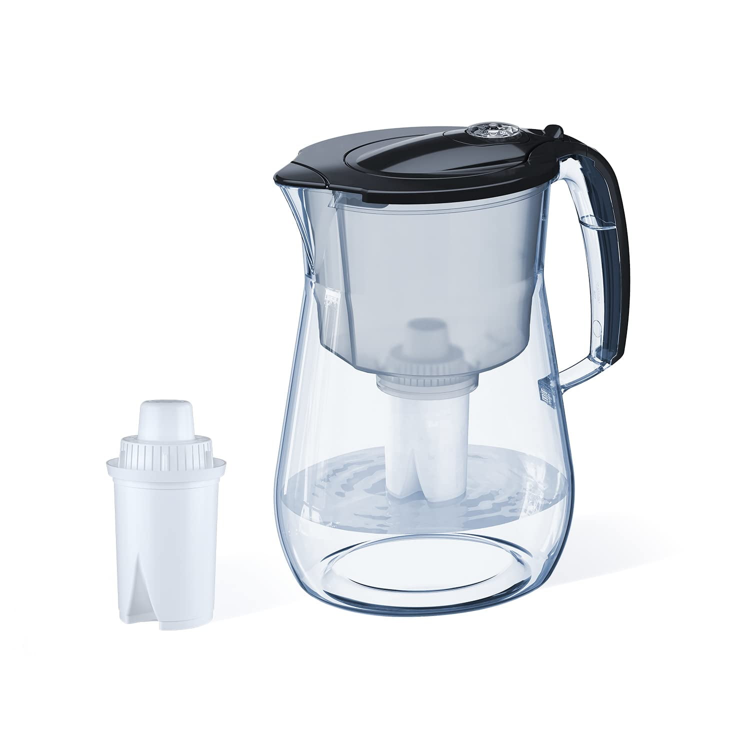 AQUAPHOR Opal 12 Cup Water Filter Pitcher, Reusable B15 Filtration ...